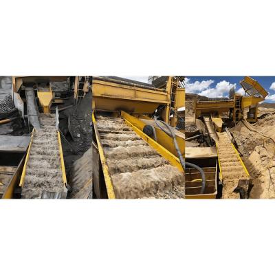 Cina Zambia Zimbabwe Sudan impianto di lavaggio dell'oro di roccia alluvionale macchina con 50 100 tonnellate all'ora di capacità in cava mineraria in vendita