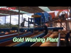 50-100 ton per hour gold shaking table for alluvial gold washing plant