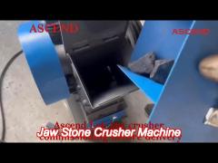 pe60x100 model basalt dolomite gravel small mini laboratory jaw crusher for testing with 50 60 kg/h