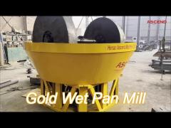 10 bags per hour double roller wet pan mills for gold silver ore stone grinding sorting discharging