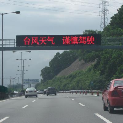 Cina Alta tensione di alta risoluzione del passo P20 del pixel dell'esposizione di LED di traffico resistente in vendita