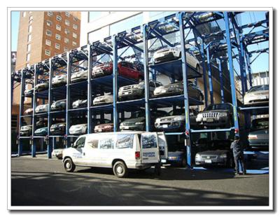 China Equipo de estacionamiento de automóviles de varios niveles 2 3 4 pisos Sistema de estacionamiento de ascensor de automóviles inteligentes Quad Stacker en venta