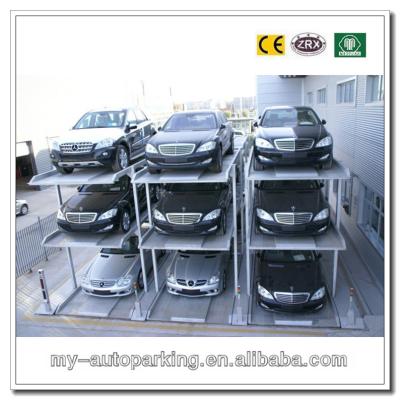 China -1+1' -2+1 Pit Parking System Four Post Hydraulic Car Parking Lift for sale