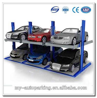 China Double Car parking platforms 2 Level Parking Lift 2 Post Parking Lift for sale