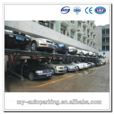 China Double Parking Car Lift Tilting Car Lift Car Parking Rack Vertical Storage System for sale