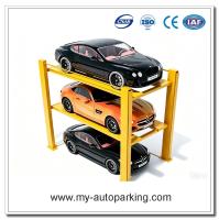 China 4 Post 3 Level Car Parking Lift, Triple Stacker Hydraulic Parking Equipment for Global Market for sale
