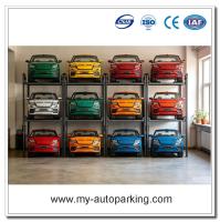 China 4 Post Car Parking Lift, China Manufacturer CE Approved Triple Car Stacking Equipment for sale