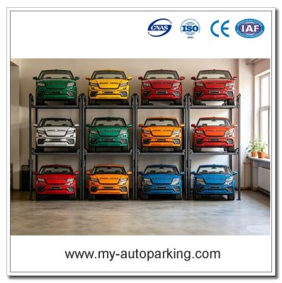 China 4 Post Car Parking Lift, China Manufacturer CE Approved Triple Car Stacking Equipment for sale