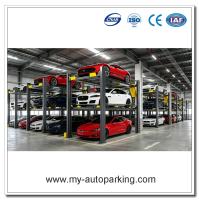 China 4 Post Car Parking Lift, China Manufacturer CE Approved Triple Car Stacking Equipment for sale