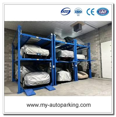 China Heavy Duty 3 Level 4 Post Hydraulic Car Parking Lift Equipped Safety Lock for sale