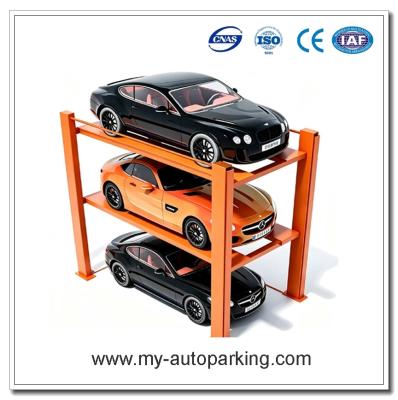 China CE Certified 3 Levels 4 Post Auto Stacker Car Parking Lift Machinery for sale