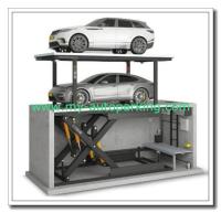 China Scissor Type Vertical Car Stacker/ Double Stack Parking System Scissor Type Car Parking Platforms for sale