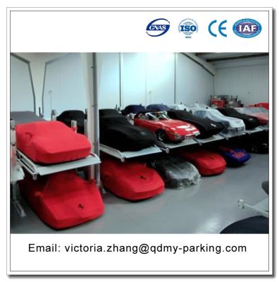 China Mechanical Parking System Two Post Simple Parking Lift for 2 Cars for sale