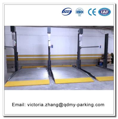Dos puestos de estacionamiento sencillo ascensor de estacionamiento vertical equipo de estacionamiento de aparcamiento