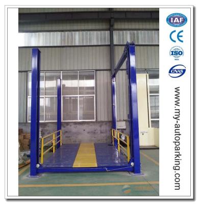 China Four Post Parking Lifts Car Elevators/Valet Residential Pit Garage Parking Car Lift/Basement Car Stack Parking System for sale