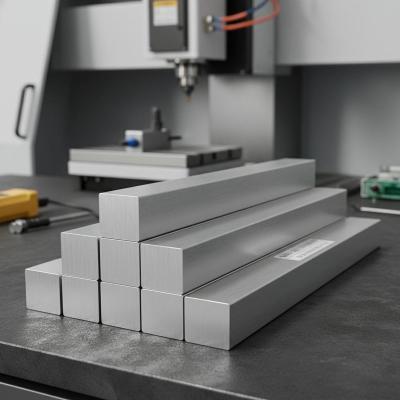 China 6063 Precision Aluminum Square Bar for CNC Machining Stable Tolerance Smooth Performance for sale