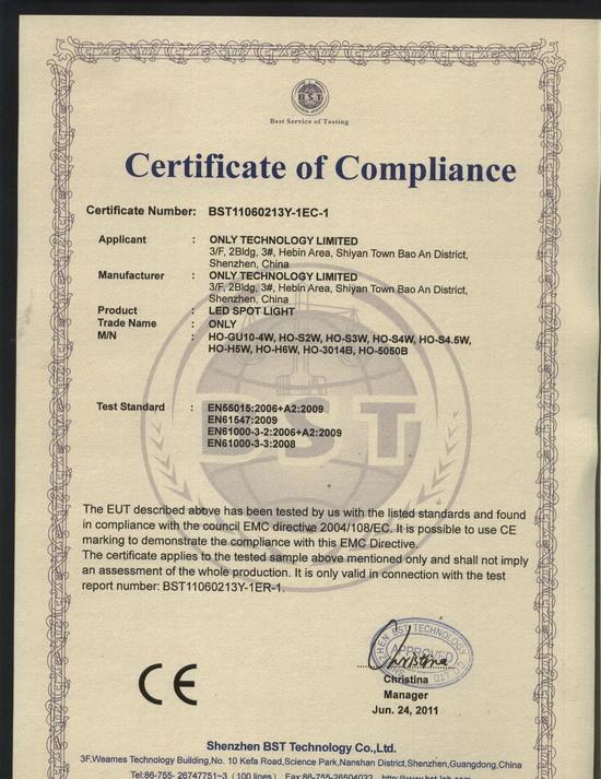  - ONLY Technology LTD