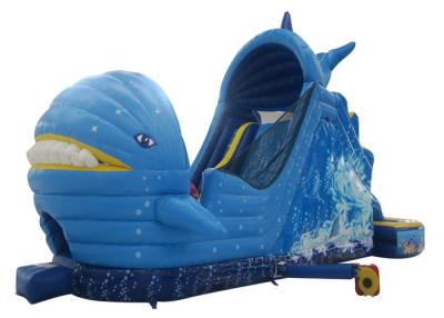 Chine Glissière d'eau de flottement gonflable de grand de glissière de divertissement d'enfants bateau gonflable de dauphin à vendre