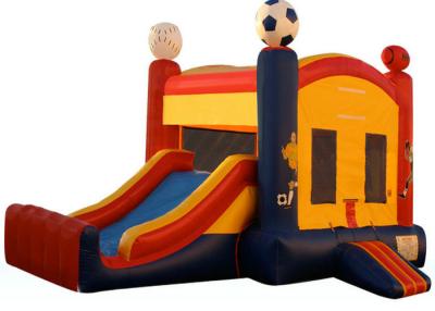 China Customized Children Inflatable Castle Bounce House With Slide for sale