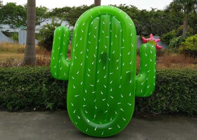 China Large Green Cactus Inflatable Pool Float Lounger For Adult And Children for sale