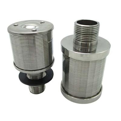 China SS Johnson Filter Nozzle Wedge Wire Screen Ion Exchager Nozzle for sale