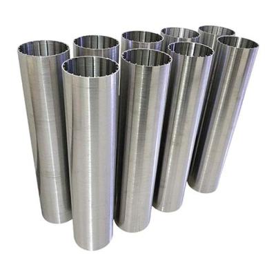 China Standard Wedge Wire Wrapped Screen Pipe for sale