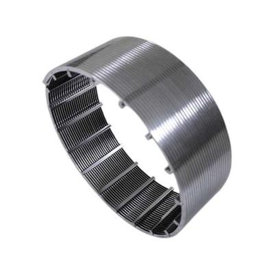 China Stainless Steel 304 Johnson Wire Screen Tube Cylinder Trommle Basket for sale