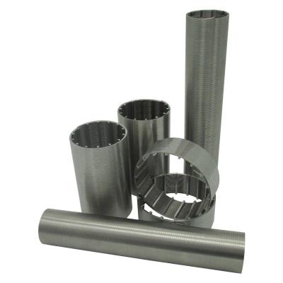 China Johnson Wedge Vee Wire Screen Strainer For Filtration for sale