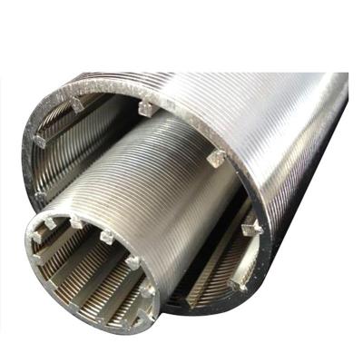 China Wedge Wire Screen Filter Cylinder Pipe Stainless Steel Continuous Slot Customize Size Supplier for sale
