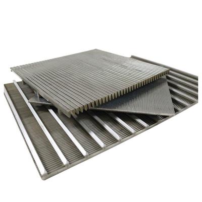 China Stainless Steel Wedge Wire Slotted Sieve Screen Plate for sale