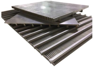 China Johnson Flat Wedge Wire Screen Panel For Waste Water Treatment for sale