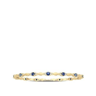 China 925 Sterling Silver Diamond Pear Sapphire Armbandschrijver uit de klassieke oudheid voor Meisjesvrouwen Te koop