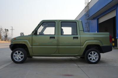 Cina 4 sedili 2 file Pickup elettrico per consegne KUNKE Passenger Ev Pickup in vendita
