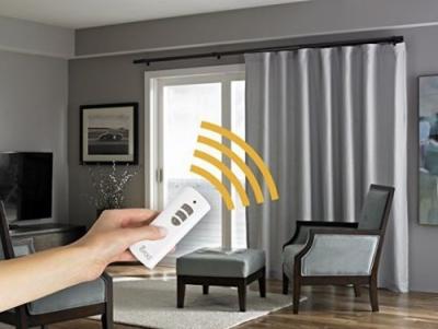 China German technology DIY rail motorized curtains motor with remote control for sale