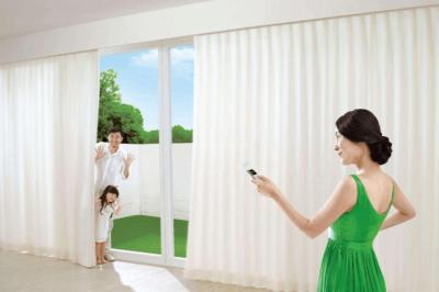 China Heavy load phone App control Wifi motorized curtain system motor for smart house for sale