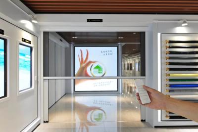 China Large size remote control motorized retractable Garage flyscreens for sale