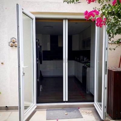 China Easy installation DIY trackless sliding mosquito net door for sale for sale
