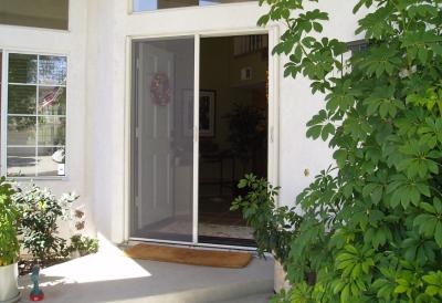 China Hot sale Sliding flyscreen door with fiberglass insect screen mesh for sale