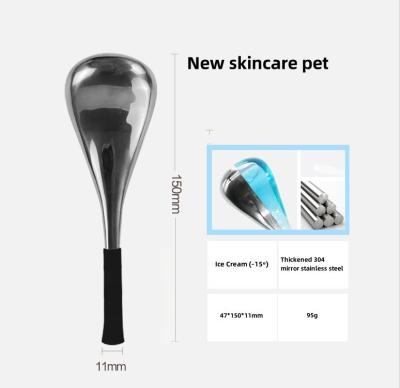 China Roestvrij staal koelende gezichts-ijsbolletjes voor gezichtsverzorging Luxe Gold/Silver Cryo Globes Te koop