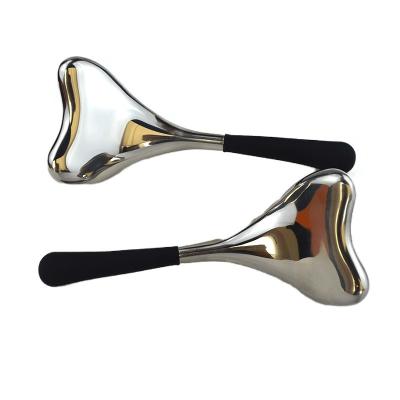 China Roestvrij staal koelende gezichts-ijsbolletjes voor gezichtsverzorging Luxe Gold/Silver Cryo Globes Te koop