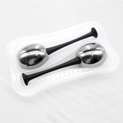 Cina Disponibile in acciaio inossidabile Giochi di ghiaccio per il viso per donne Occhi di bellezza Cryo Sticks Roller Gua Sha Freeze Tools in vendita