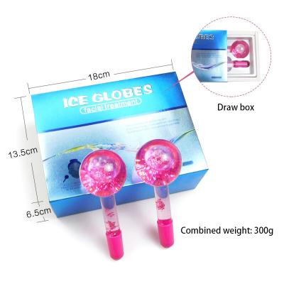 Cina Massaggio Faciale Globo di raffreddamento Borosilicato Globo di ghiaccio di vetro per trattamenti facciali Roller Ball Spa Face Lift Beauty Skin Care in vendita