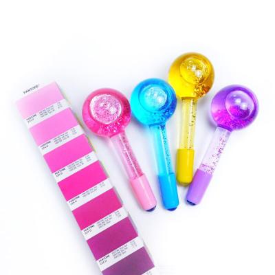 Cina Massaggio Faciale Globo di raffreddamento Borosilicato Globo di ghiaccio di vetro per trattamenti facciali Roller Ball Spa Face Lift Beauty Skin Care in vendita