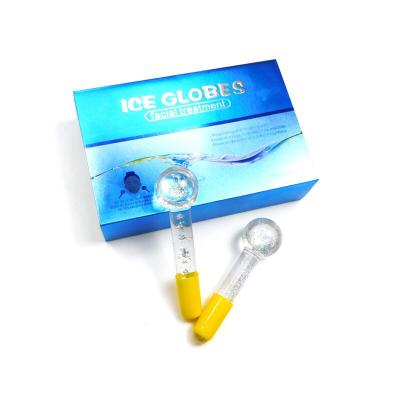 Cina Massaggio Faciale Globo di raffreddamento Borosilicato Globo di ghiaccio di vetro per trattamenti facciali Roller Ball Spa Face Lift Beauty Skin Care in vendita