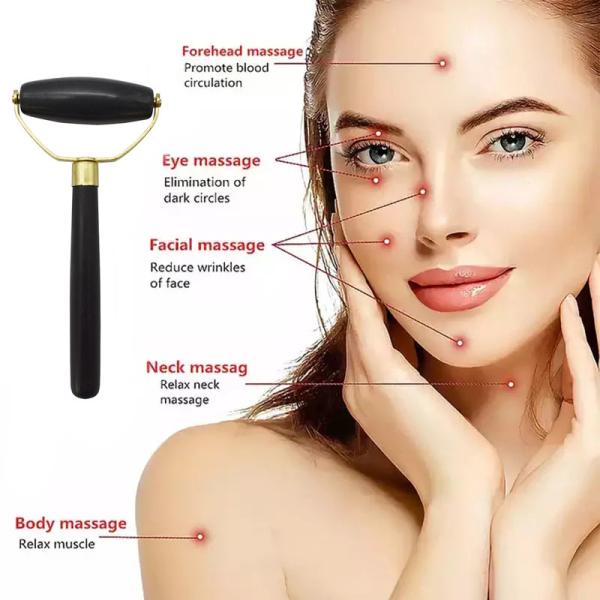 Quality Massage Facial Massager Bian Stone Roller Gua Sha for Anti Aging Wrinkles Free for sale