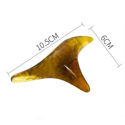 China Herramienta de masaje para el cuidado de la piel de múltiples estilos Resina Gua Sha Board para el meridiano del cuerpo de dragado y acupuntura de masaje OEM / ODM bienvenido en venta