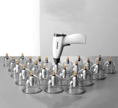 Cina 20 pezzi Set Guasha elettrico Cupping massaggiatore di aspirazione per massaggio del corpo Meridiano Trattamento strumento di rilassamento ABS materiale in vendita
