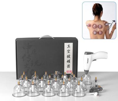 Cina 20 pezzi Set Guasha elettrico Cupping massaggiatore di aspirazione per massaggio del corpo Meridiano Trattamento strumento di rilassamento ABS materiale in vendita