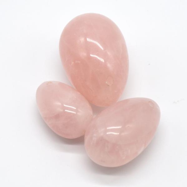 Quality Technique polished Rose Quartz and Jade Yoni Eggs 's Top Kegel Exercise Choice for sale