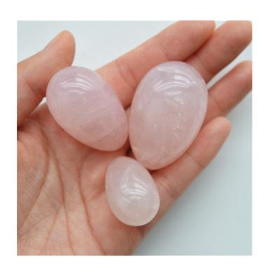 China Rose Quartz Yoni Eggs voor PC-spiertraining en Kegel-oefeningen voor vrouwen Te koop